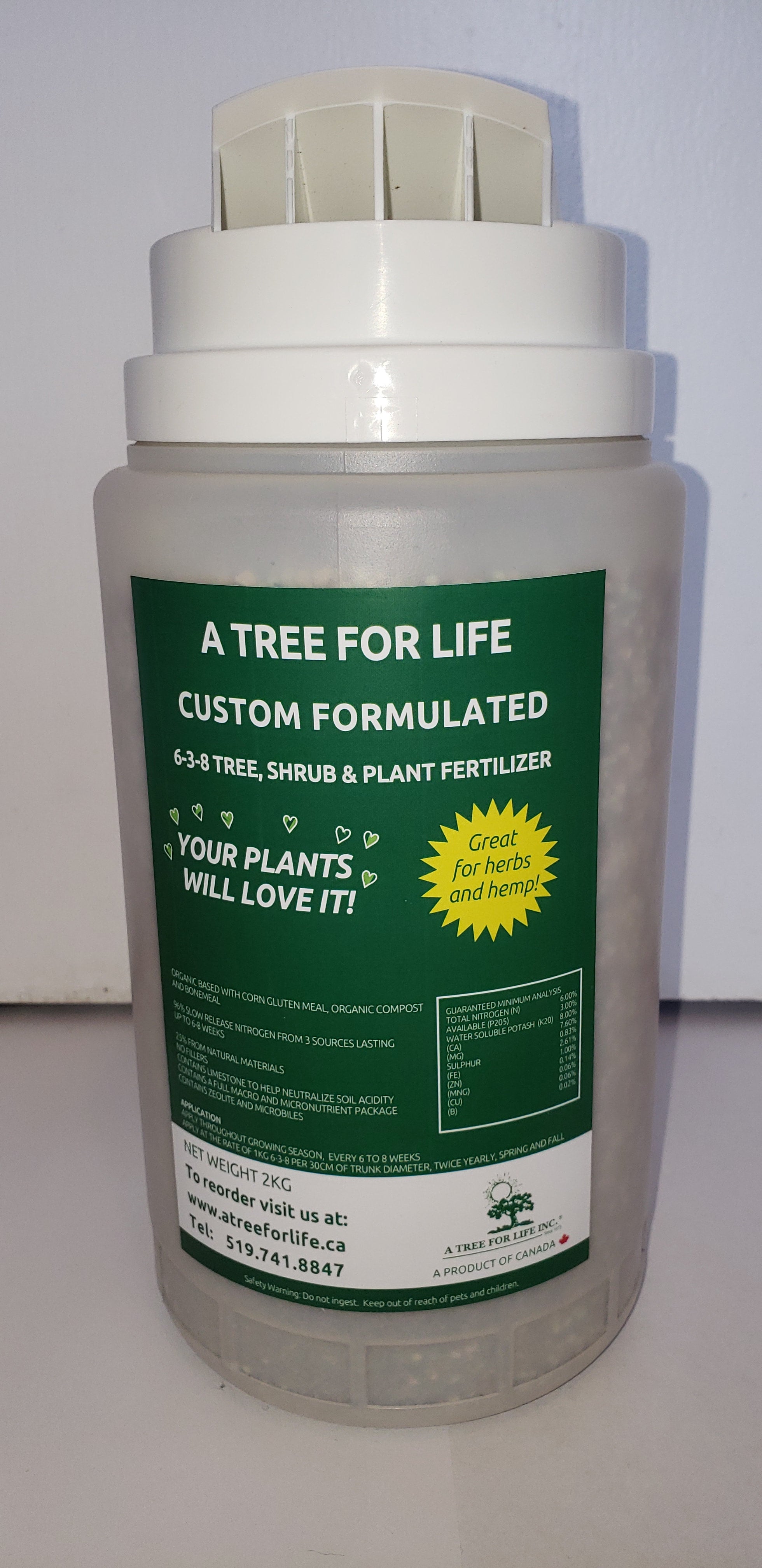Custom Formulated Organic Fertilizer | A Tree For Life
